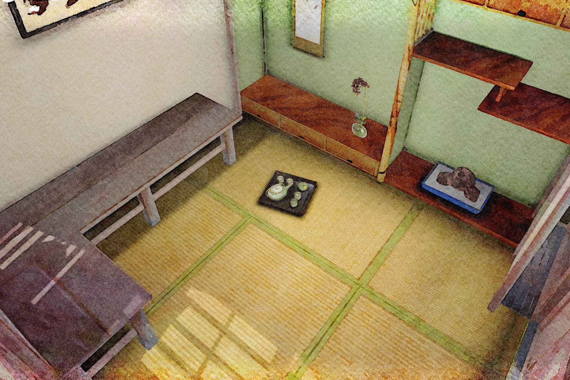 Sukiyado, Traditional Japanese tea room chashitsu, design, advice ...